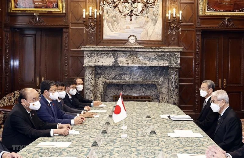 Vietnam’s State leader meets with President of Japan’s House of ...