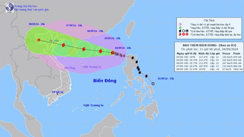 Five northern localities to bear brunt of Typhoon Yagi: press briefing ...