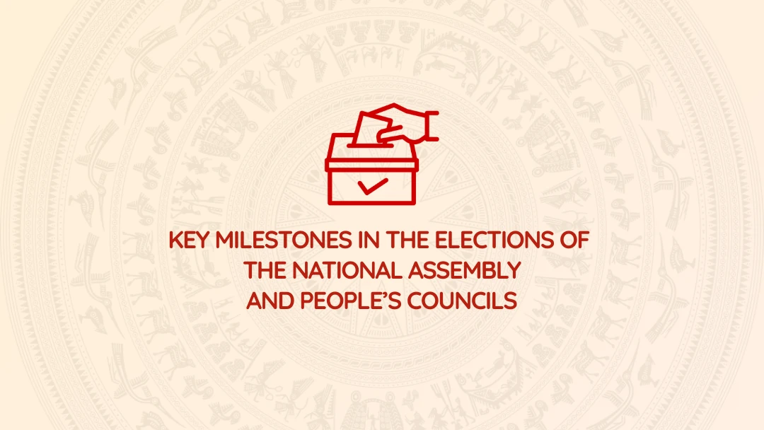 Infographic: Key milestones in the elections of the National Assembly ...