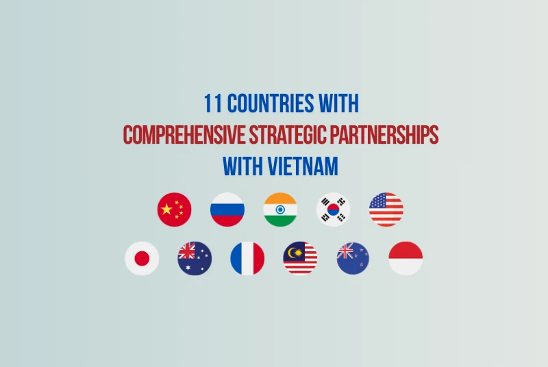 Infographic: Eleven countries with comprehensive strategic partnerships with Vietnam | Nhan Dan ...