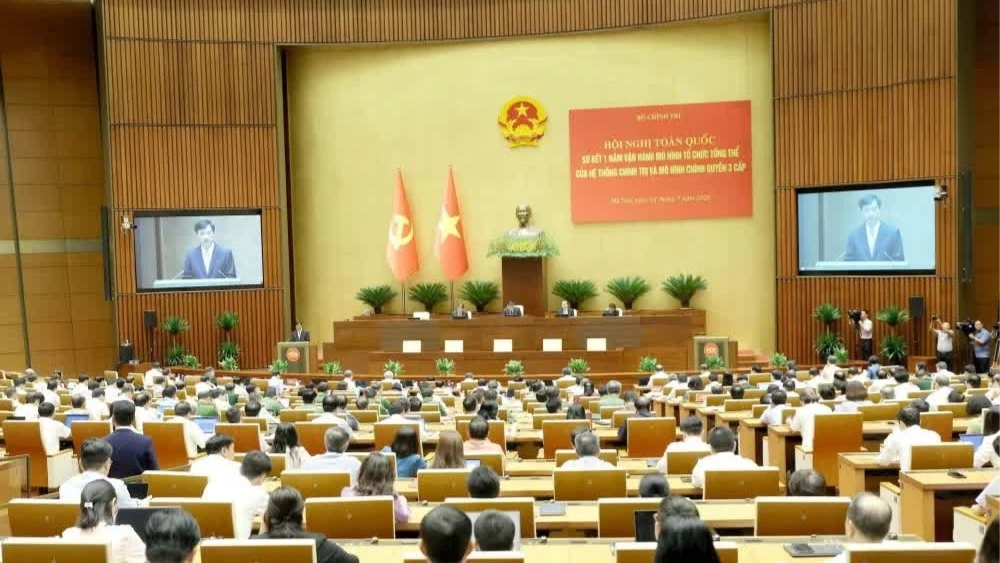 Conference reviews one-year implementation of three-tier administration ...