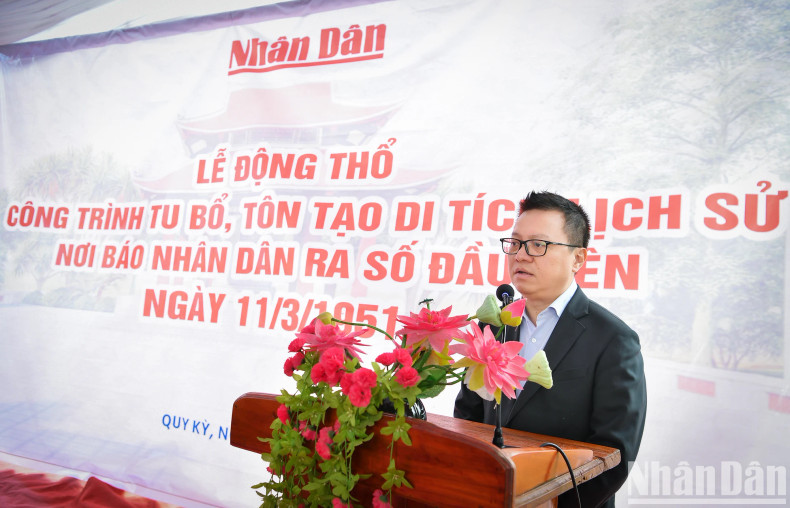 [In Photos] Upgrade begins on relic site publishing first issue of Nhan ...